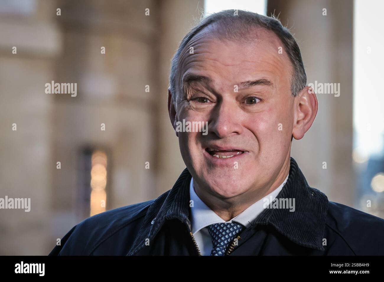 London, UK. 02nd Feb, 2025. Sir Ed Davey, Leader of the Liberal ...