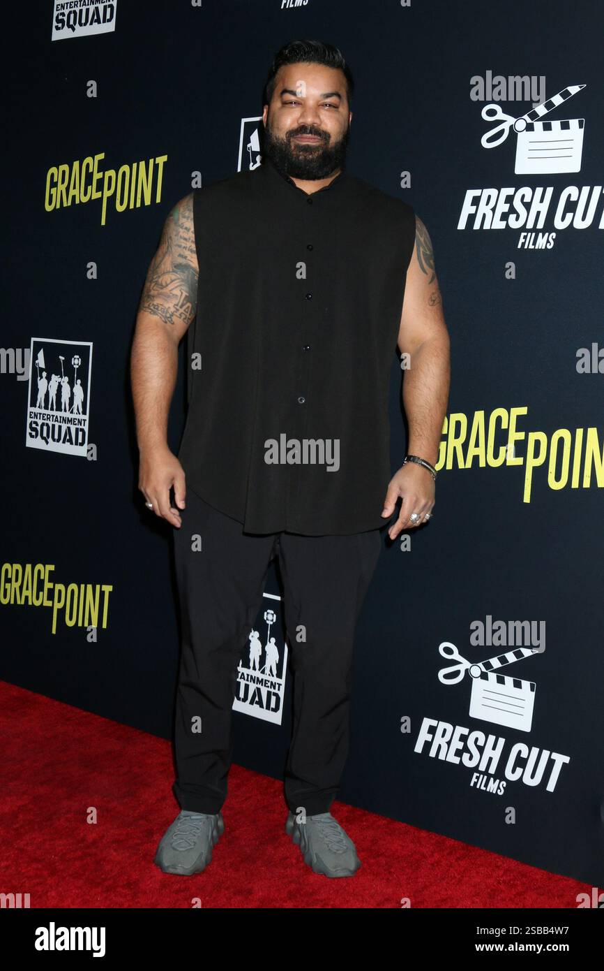 LOS ANGELES - JAN 30: Adrian Dev at the Grace Point Premiere at Regal Theater at LA Live on ...