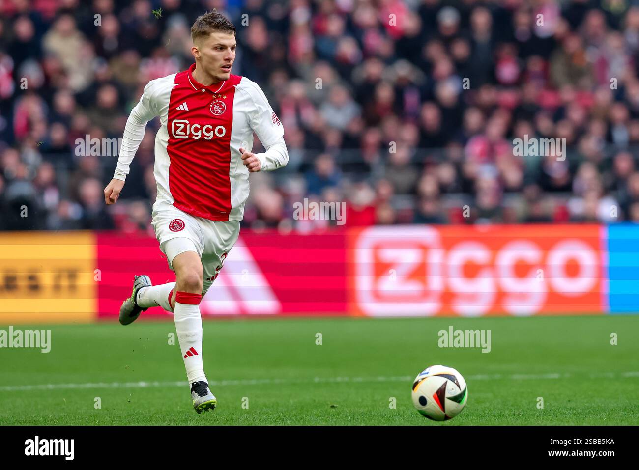 Amsterdam, Netherlands. 02nd Feb, 2025. AMSTERDAM, NETHERLANDS - FEBRUARY 2: Anton Gaaei of AFC ...