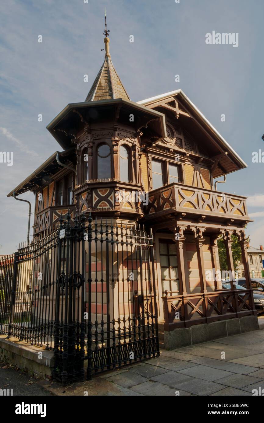 The Leumann Village, nearby the city of Torino, is an intact example of ...