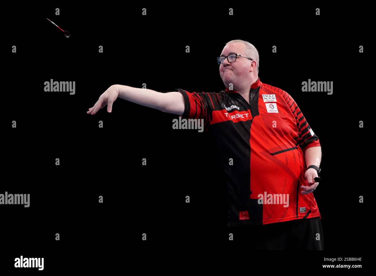 Stephen Bunting during his quarter final match against Danny Noppert on ...