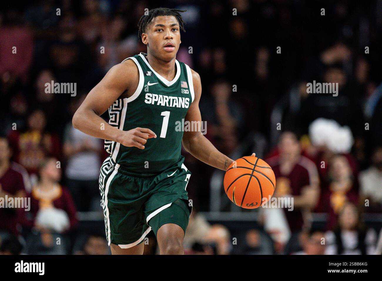 Michigan State Spartans guard Jeremy Fears Jr. (1) during a NCAA men’s ...
