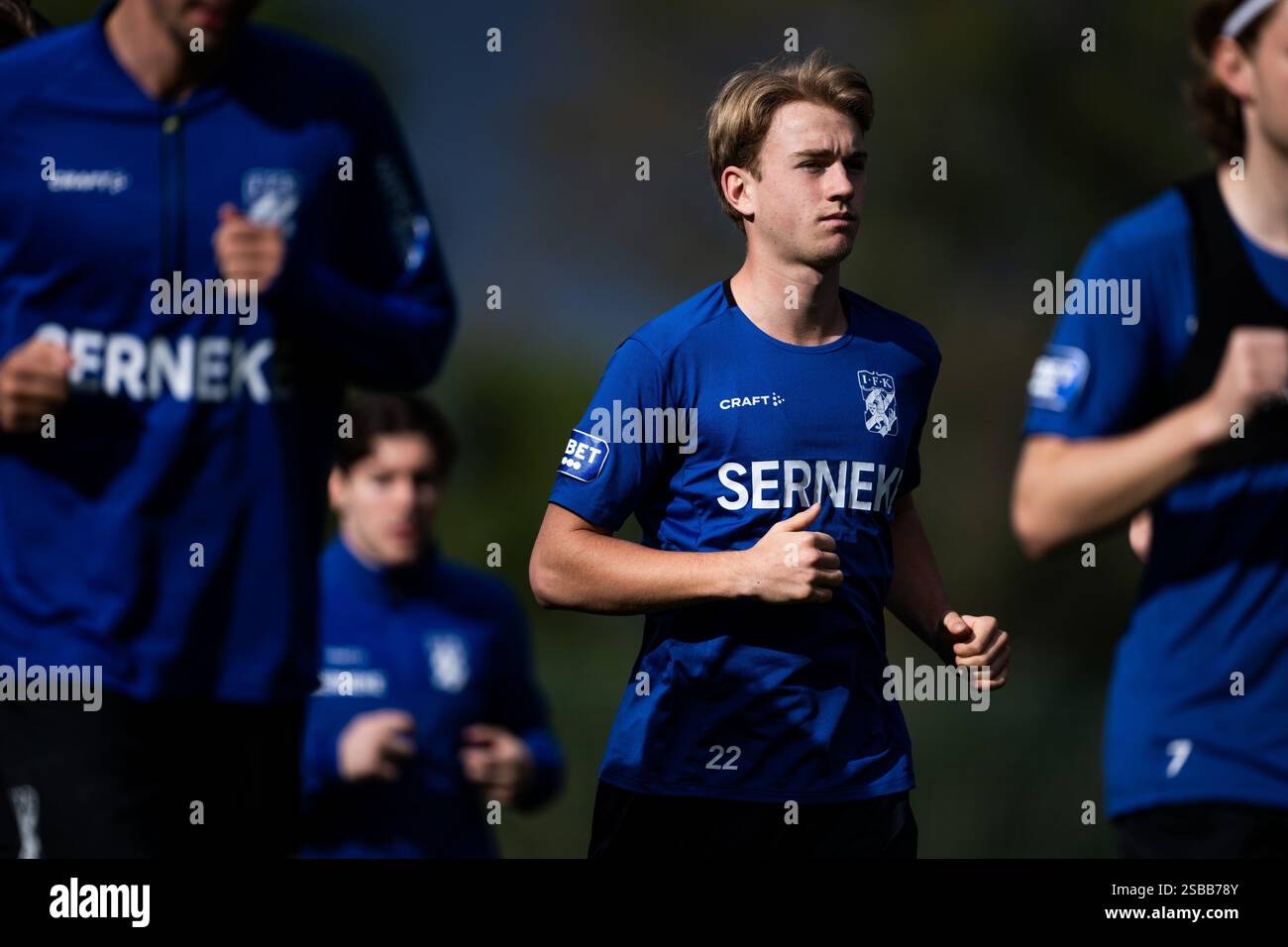 Alvor, Portugal. 02nd Feb, 2025. 250202 Noah Tolf under en ...