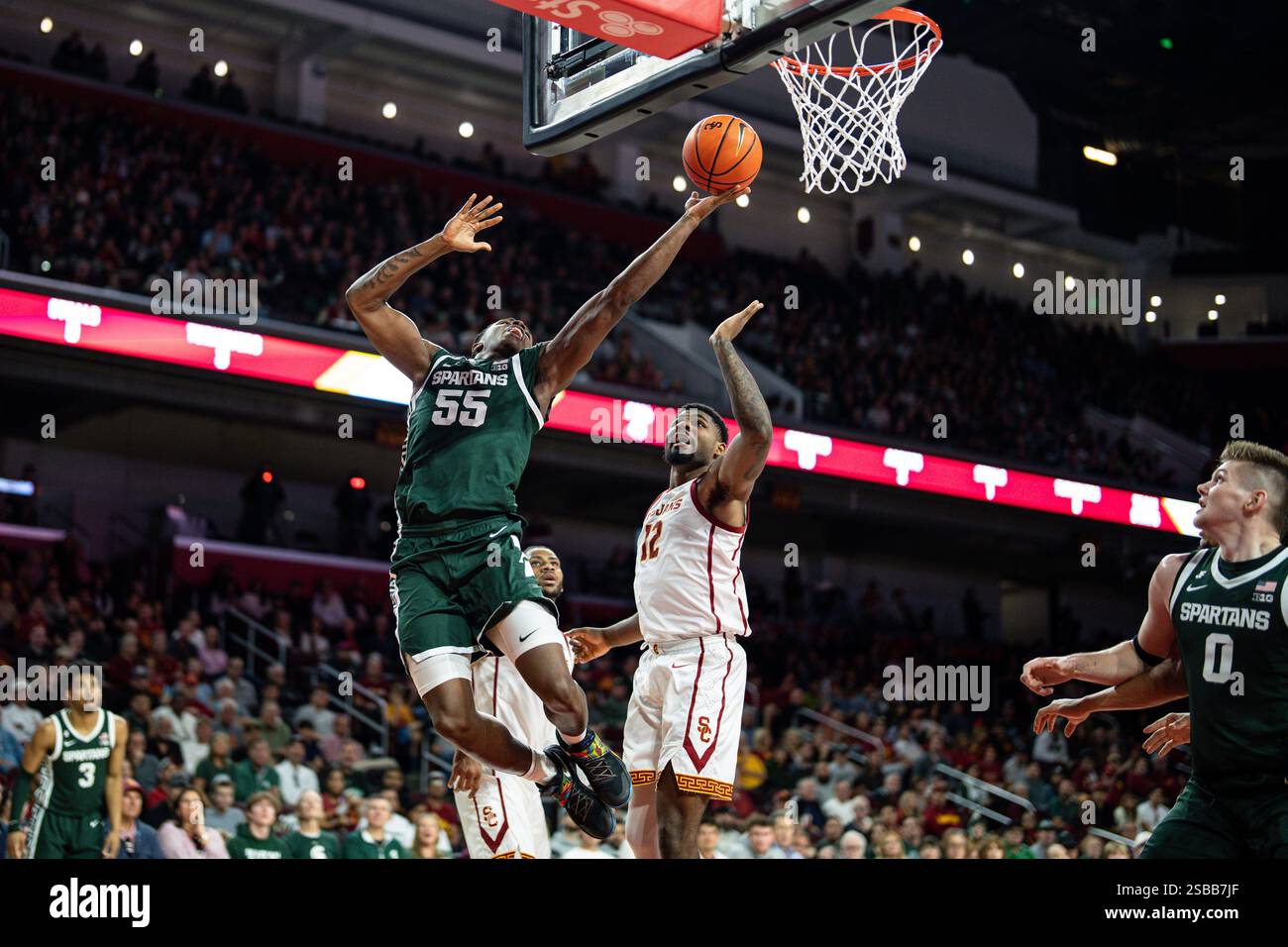 Los Angeles, United States. 01st Feb, 2025. Michigan State Spartans ...