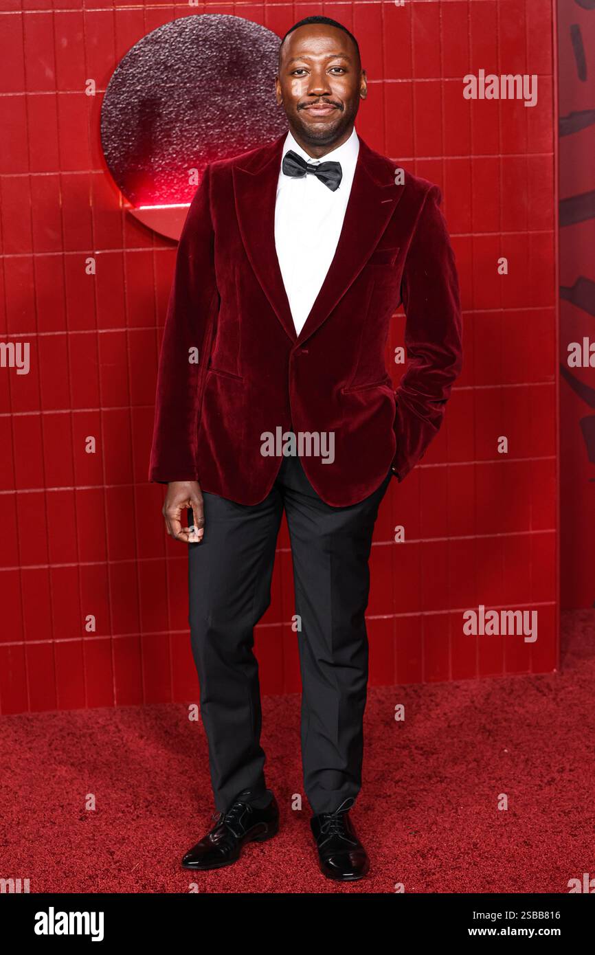 HOLLYWOOD, LOS ANGELES, CALIFORNIA, USA - FEBRUARY 01: Lamorne Morris ...