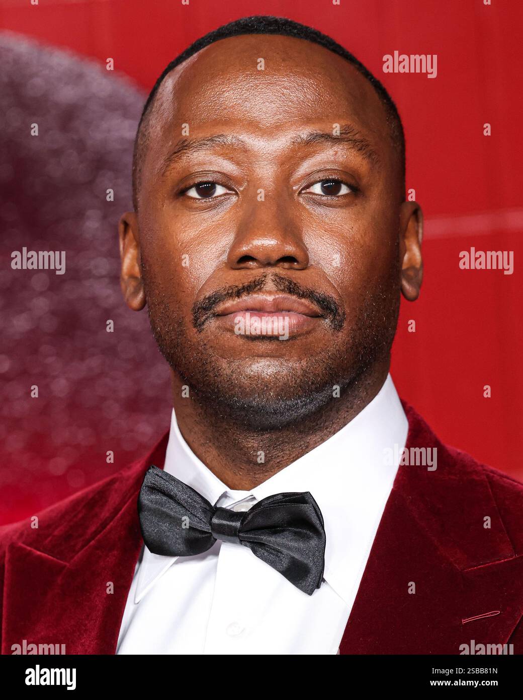 HOLLYWOOD, LOS ANGELES, CALIFORNIA, USA - FEBRUARY 01: Lamorne Morris ...