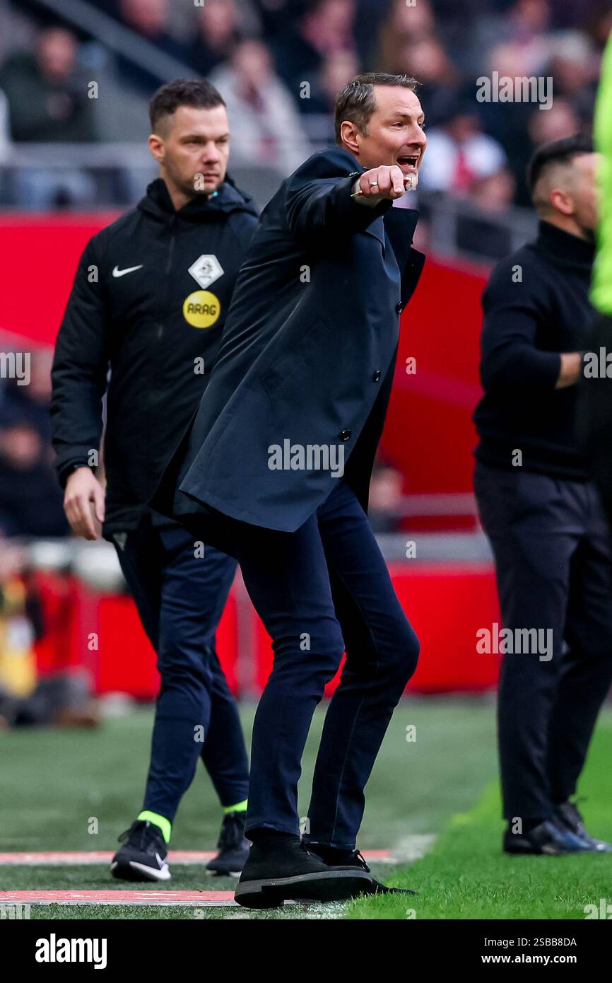 AMSTERDAM, NETHERLANDS - FEBRUARY 2: Head Coach Brian Priske of ...