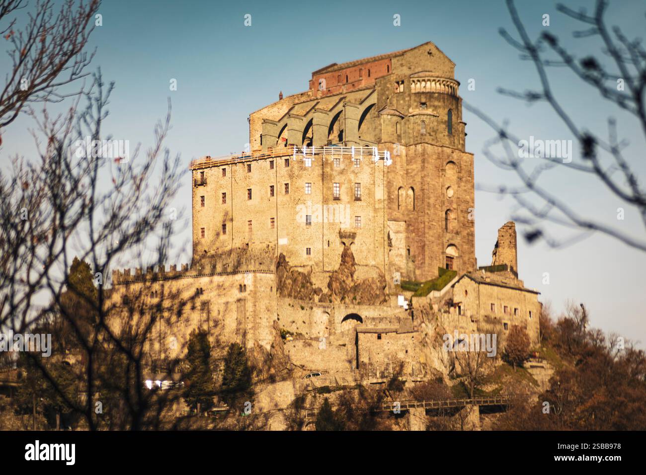 The Sacra of Saint Michel is a medieval Monastery symbol of the ...