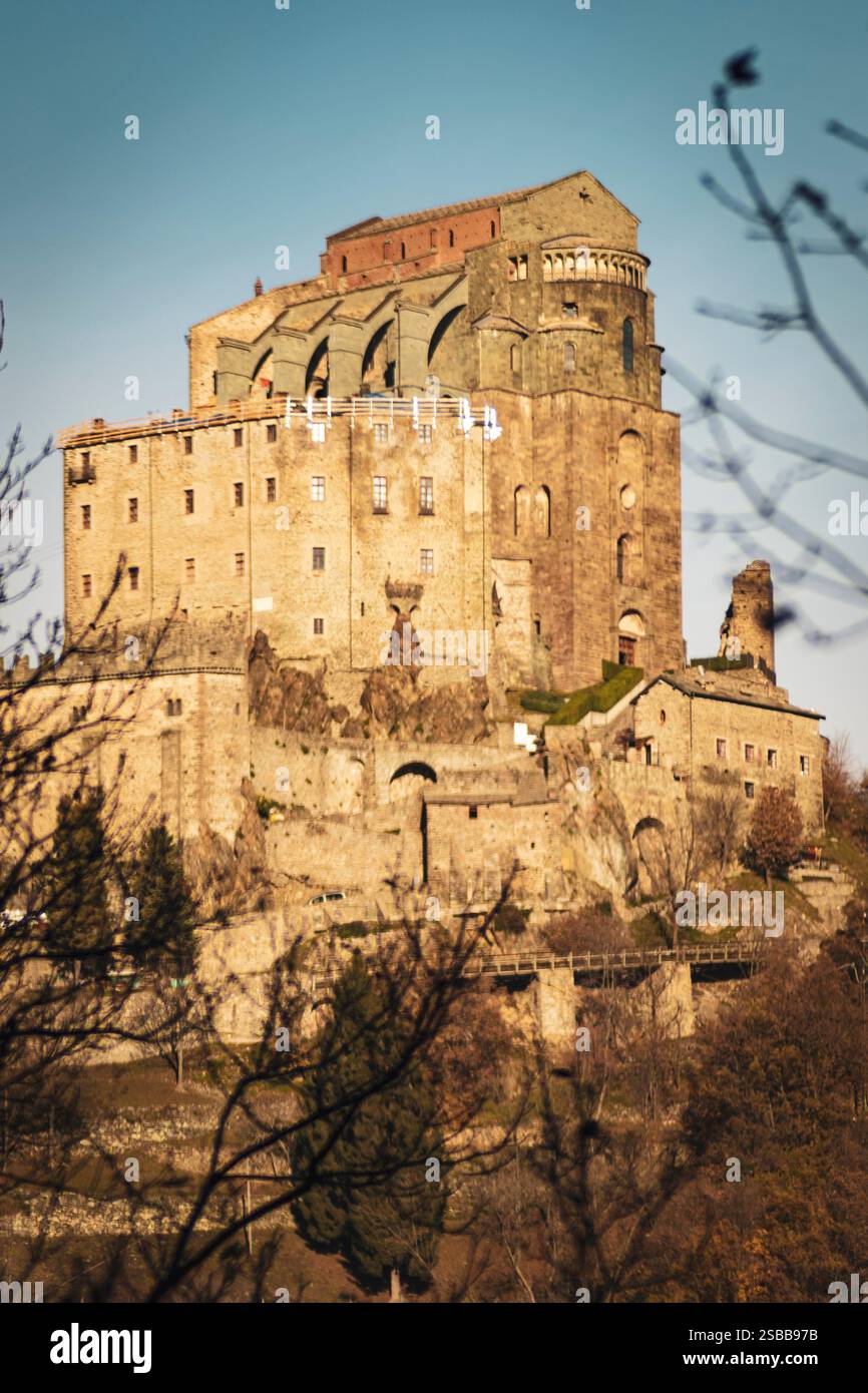 The Sacra of Saint Michel is a medieval Monastery symbol of the ...
