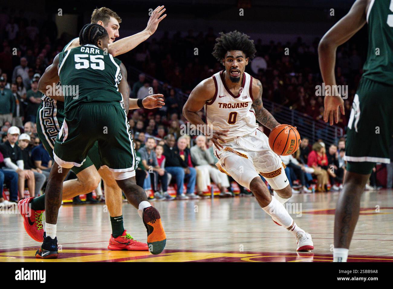 Los Angeles, United States. 01st Feb, 2025. USC Trojans forward Saint ...