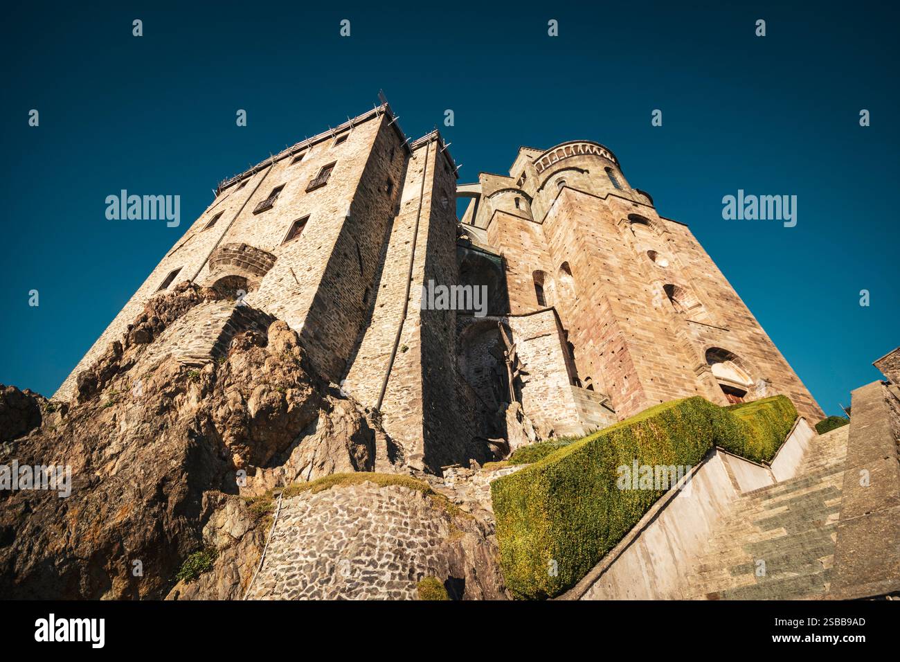 The Sacra of Saint Michel is a medieval Monastery symbol of the ...