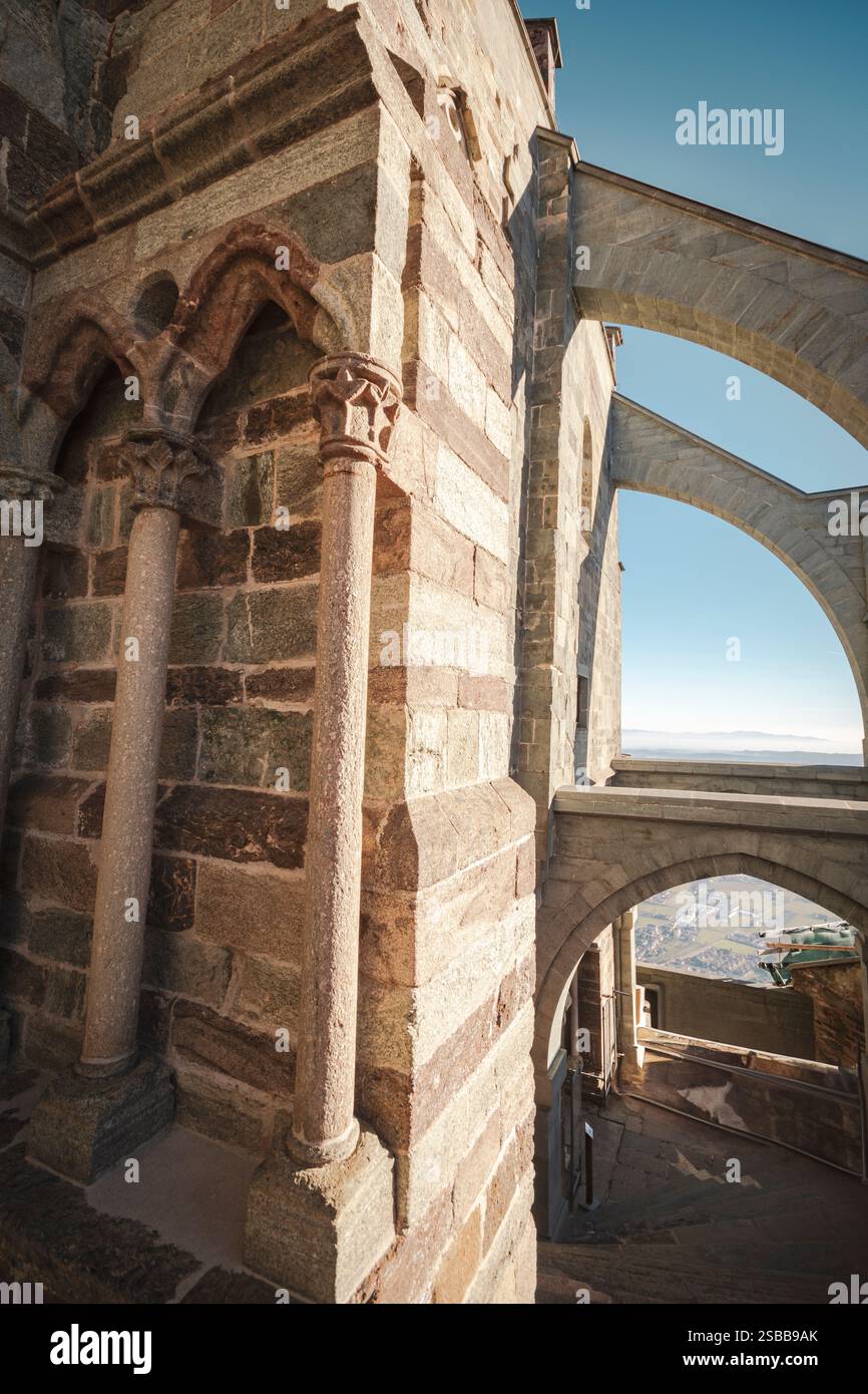 The Sacra of Saint Michel is a medieval Monastery symbol of the ...