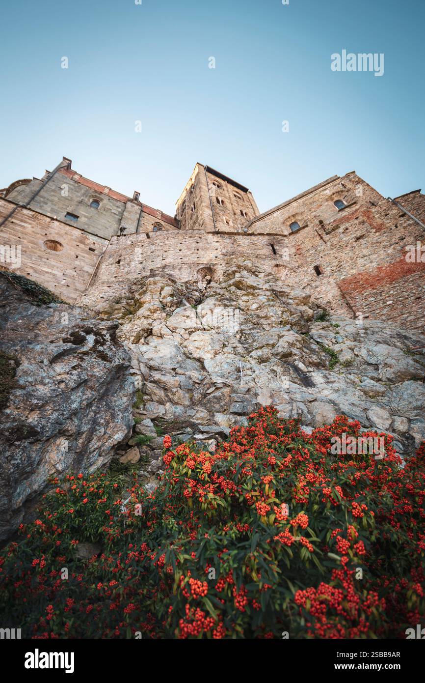 The Sacra of Saint Michel is a medieval Monastery symbol of the ...