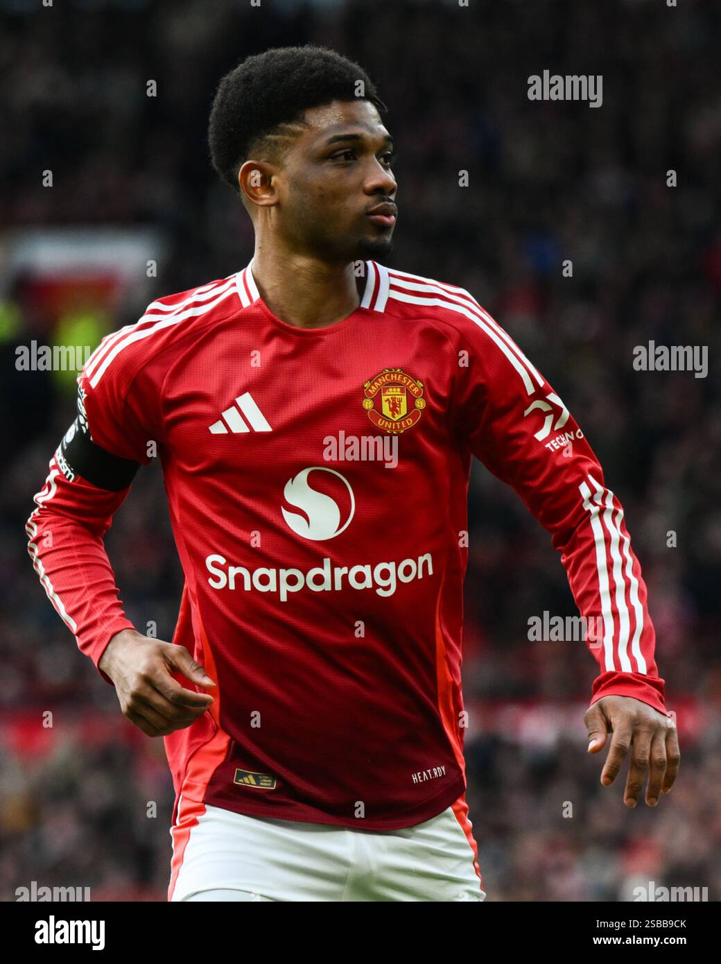 Amad Diallo of Manchester United during the Premier League match ...