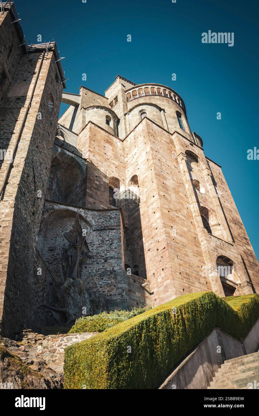 The Sacra of Saint Michel is a medieval Monastery symbol of the ...