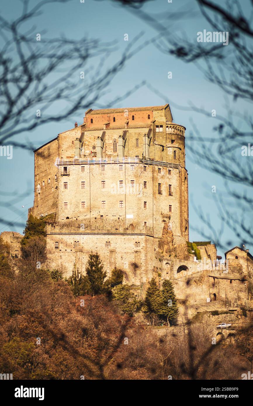 The Sacra of Saint Michel is a medieval Monastery symbol of the ...