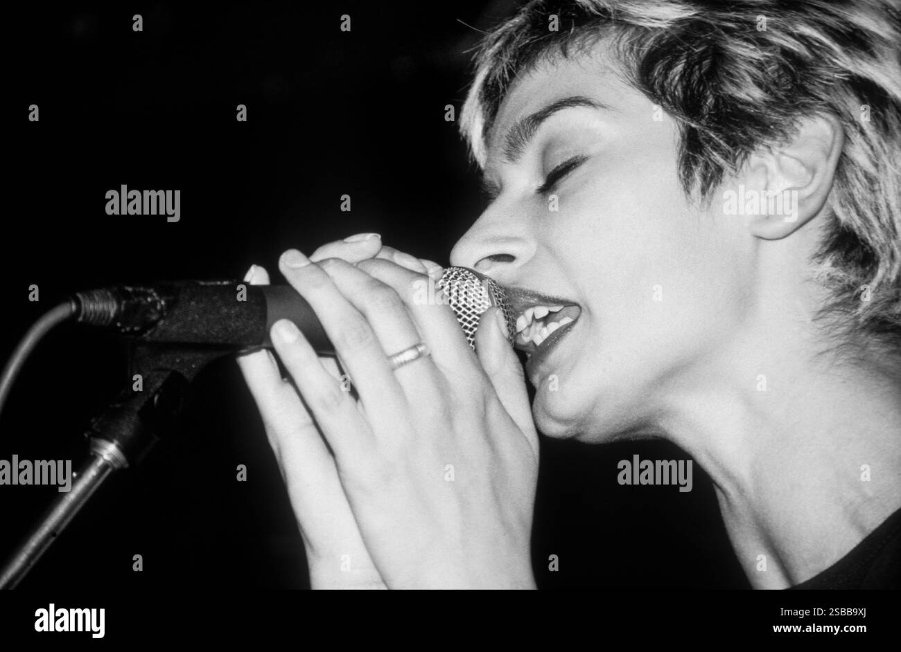 TINY MONROE, CONCERT, 1996: Norma Jean "NJ" Wilow of Tiny Monroe of the ...