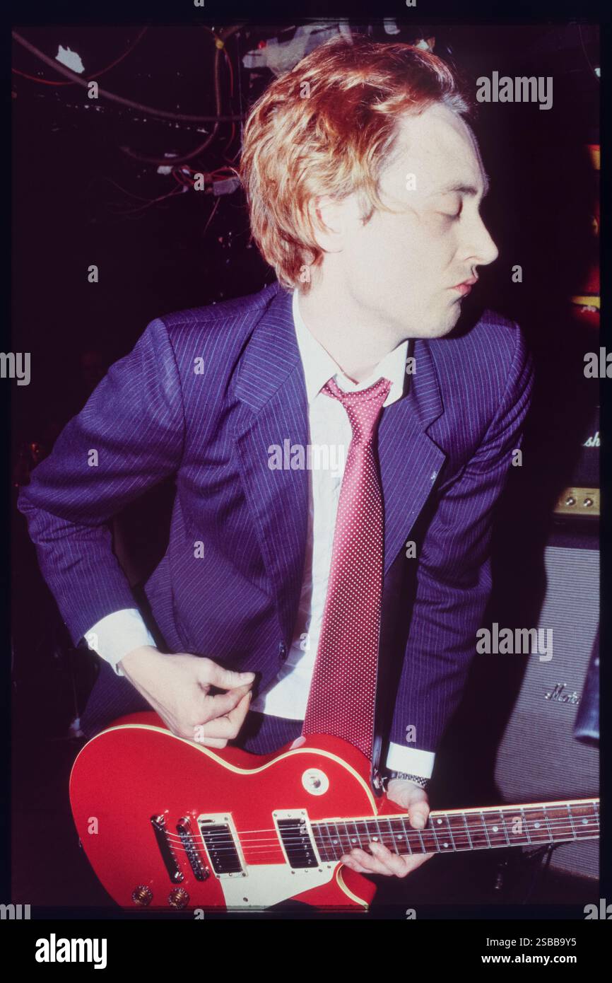 TINY MONROE, CONCERT, 1996: Guitarist Richard Davies of Tiny Monroe of ...