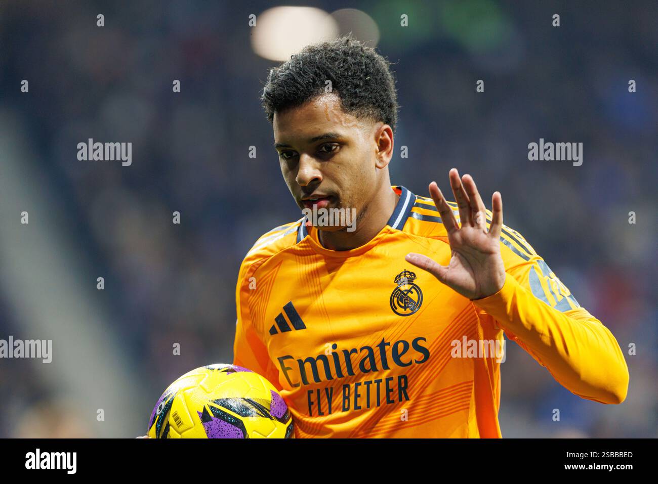 Rodrygo Goes (Real Madrid FC) seen in action during the LaLiga EASPORTS ...