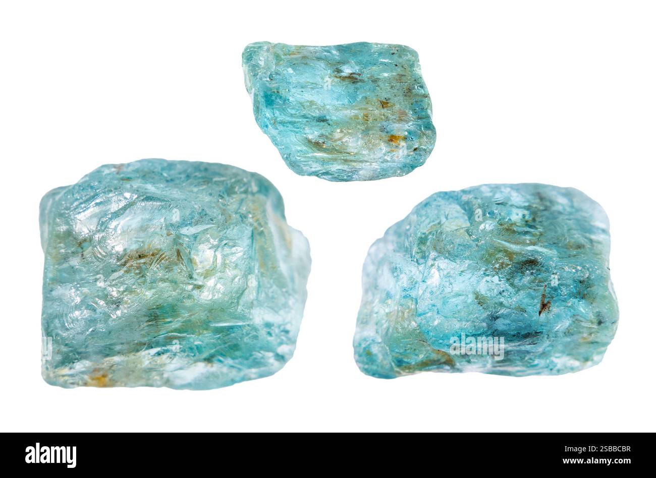 set of various samples of raw starlite zircon minerals isolated on ...