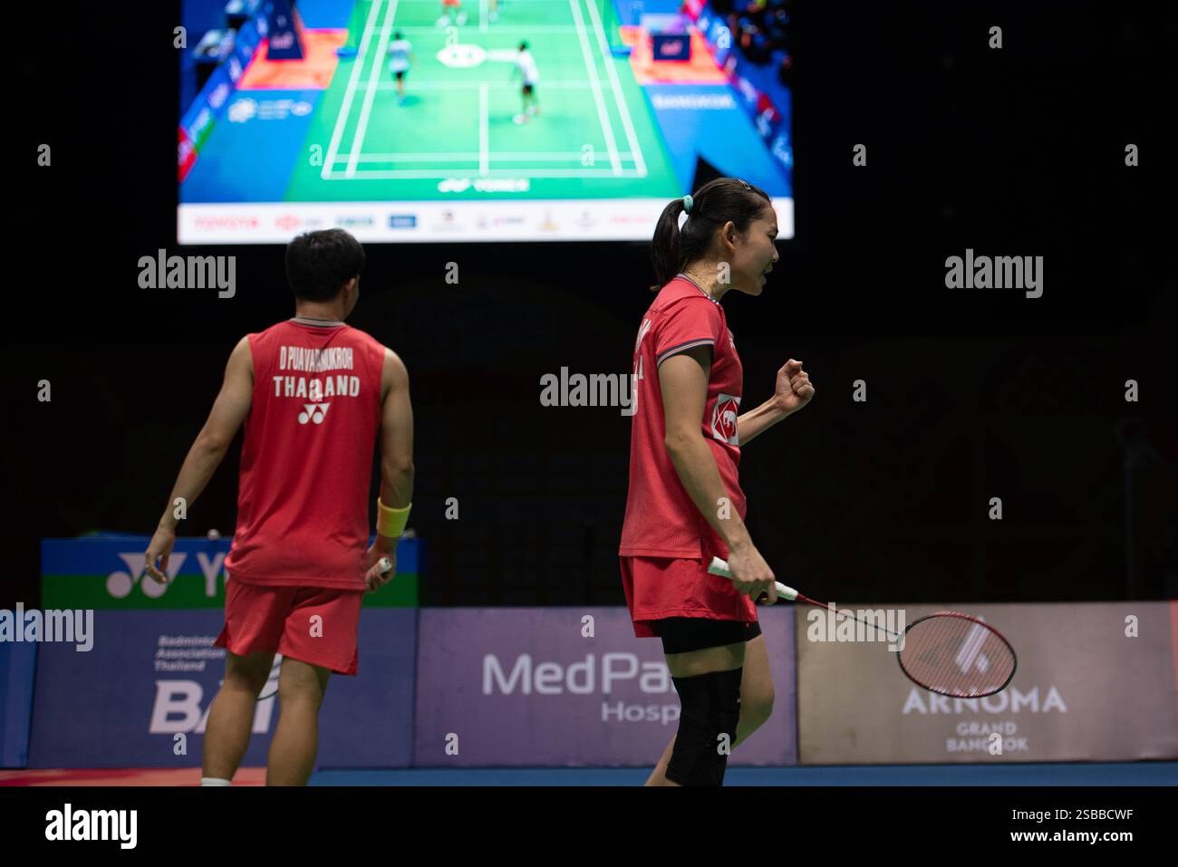 Bangkok, Thailand. 02nd Feb, 2025. Dejan FERDINANSYAH and Siti Fadia Silva RAMADHANTI player of ...