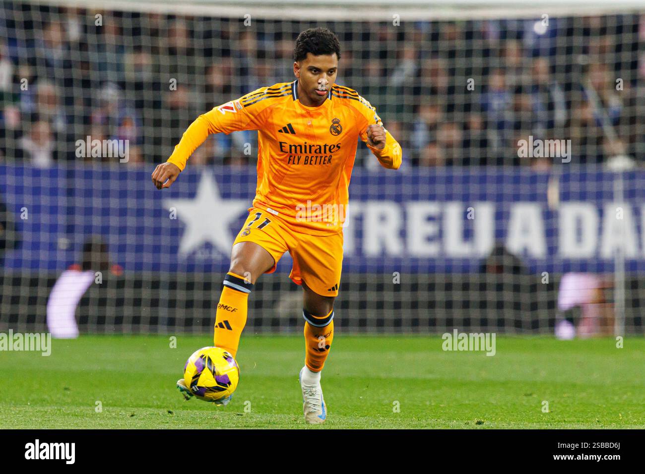 Rodrygo Goes (Real Madrid FC) seen in action during the LaLiga EASPORTS ...