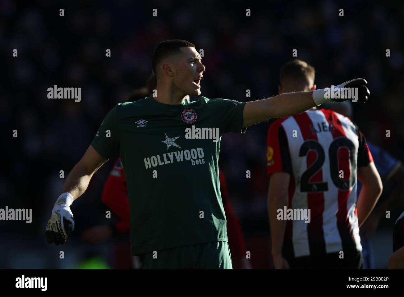 LONDON, UK - 2nd Feb 2025: Hakon Valdimarsson of Brentford during the ...