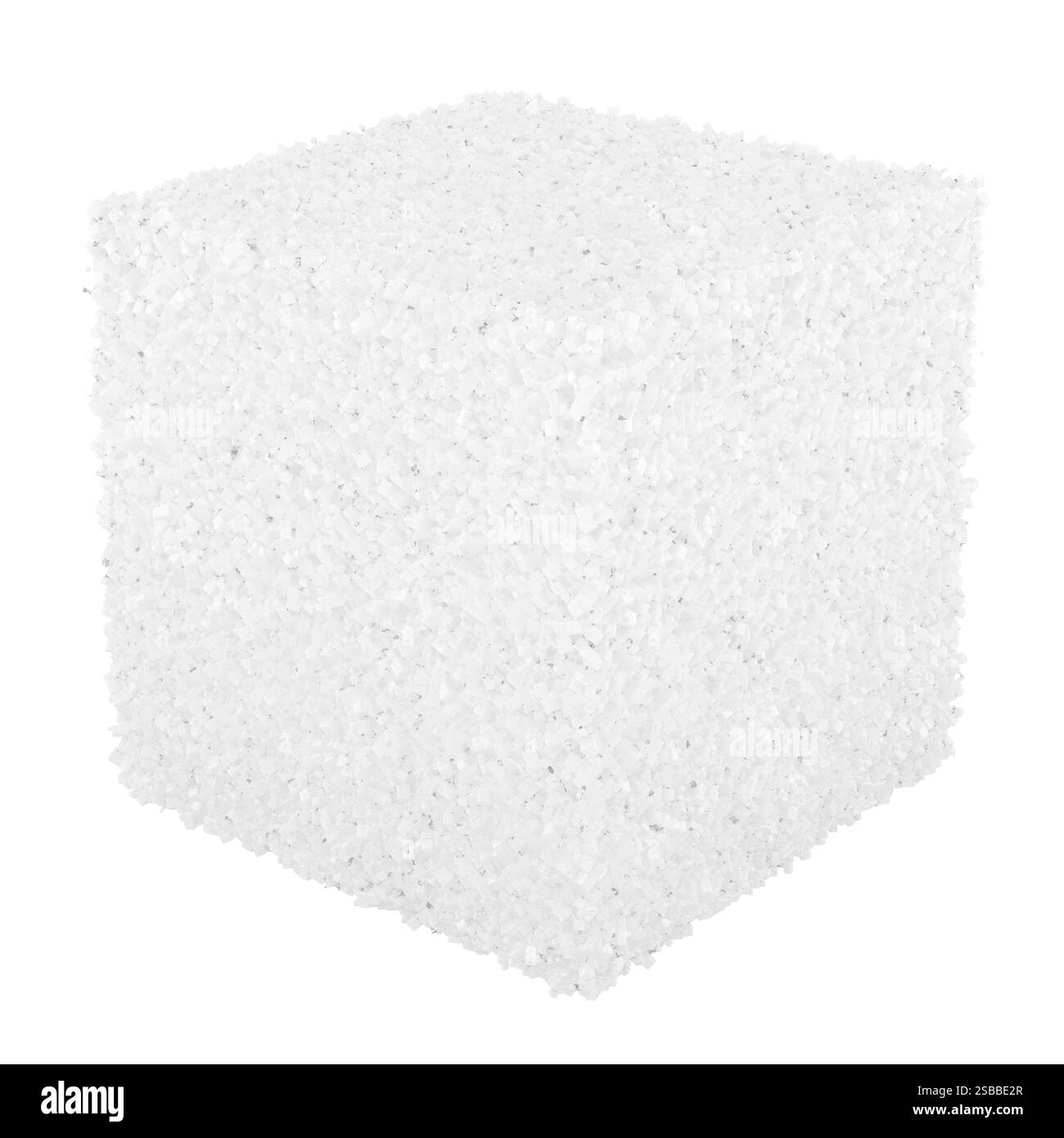 White sugar cube, 3D rendering isolated on white background Stock Photo - Alamy
