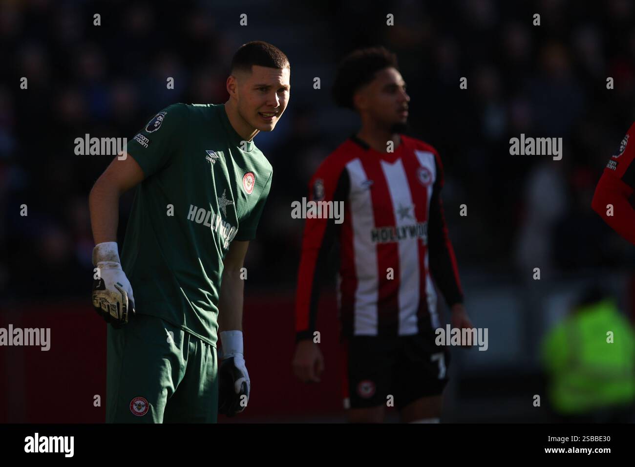 LONDON, UK - 2nd Feb 2025: Hakon Valdimarsson of Brentford during the ...
