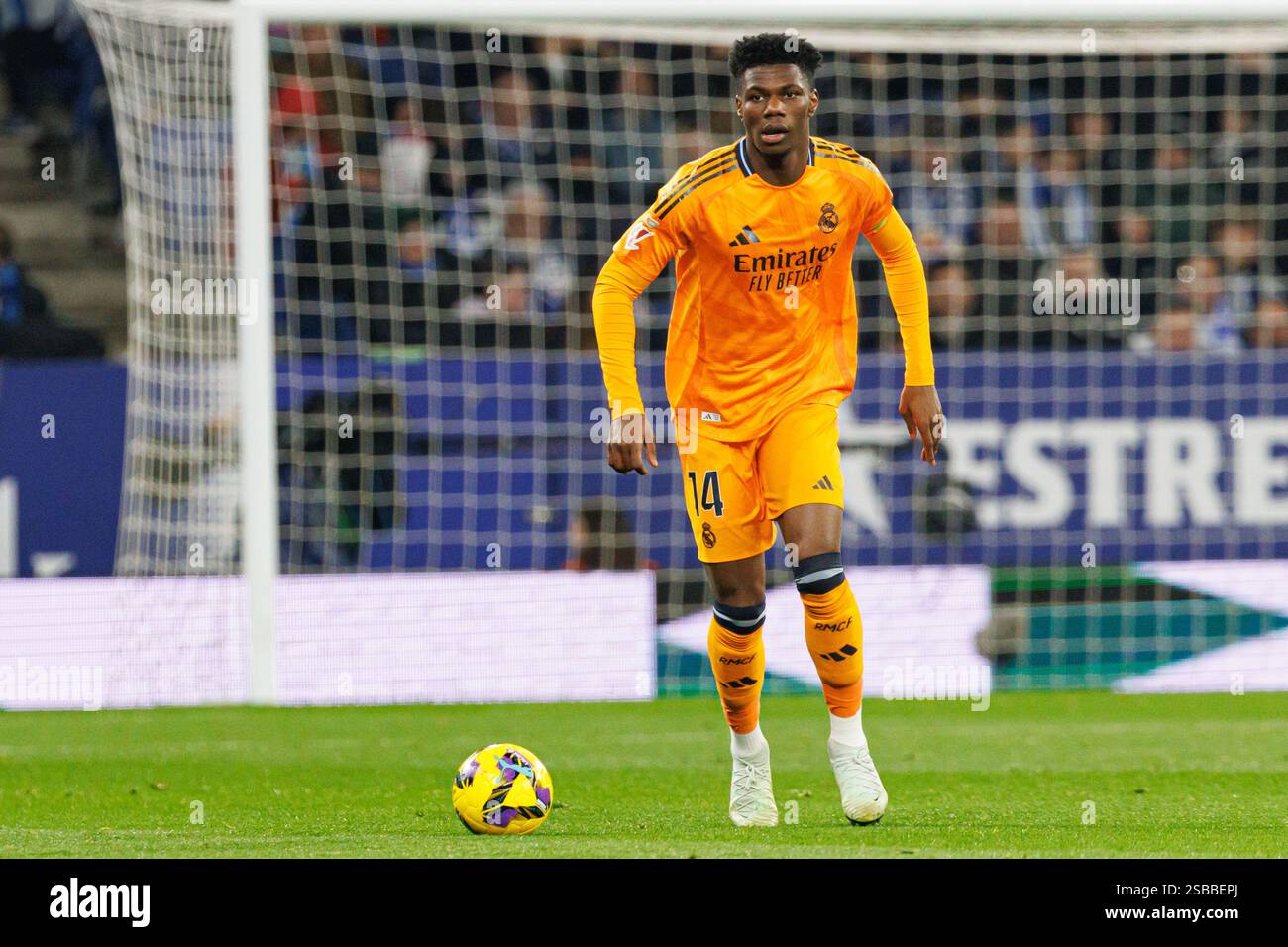 Aurelien Tchouameni (Real Madrid FC) seen in action during the LaLiga ...