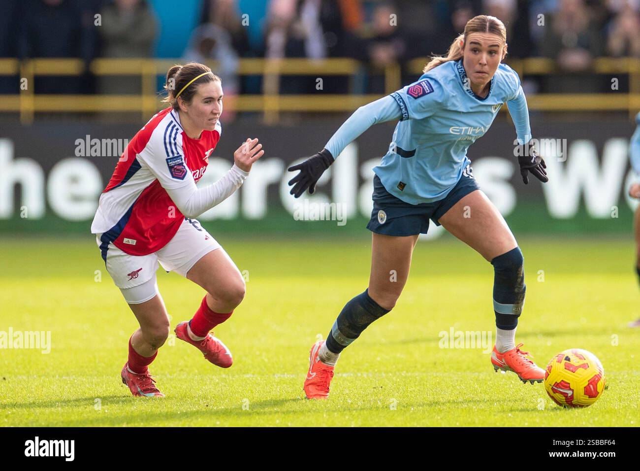 Manchester, UK. 2nd Feb 2025. Jill Roord #10 of Manchester City W.F.C ...