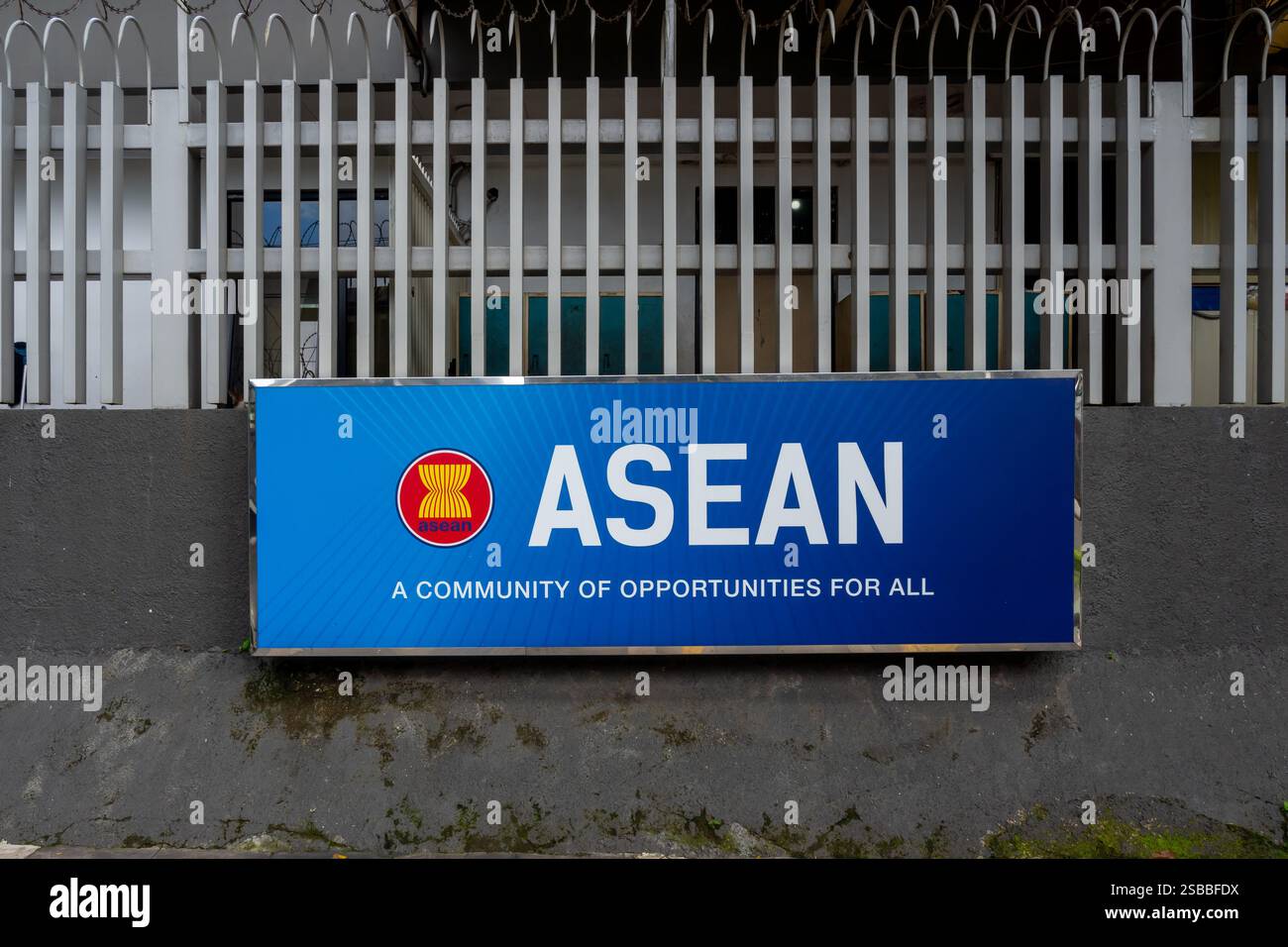 Jakarta, Indonesia - January 23, 2025: ASEAN (Association of Southeast ...
