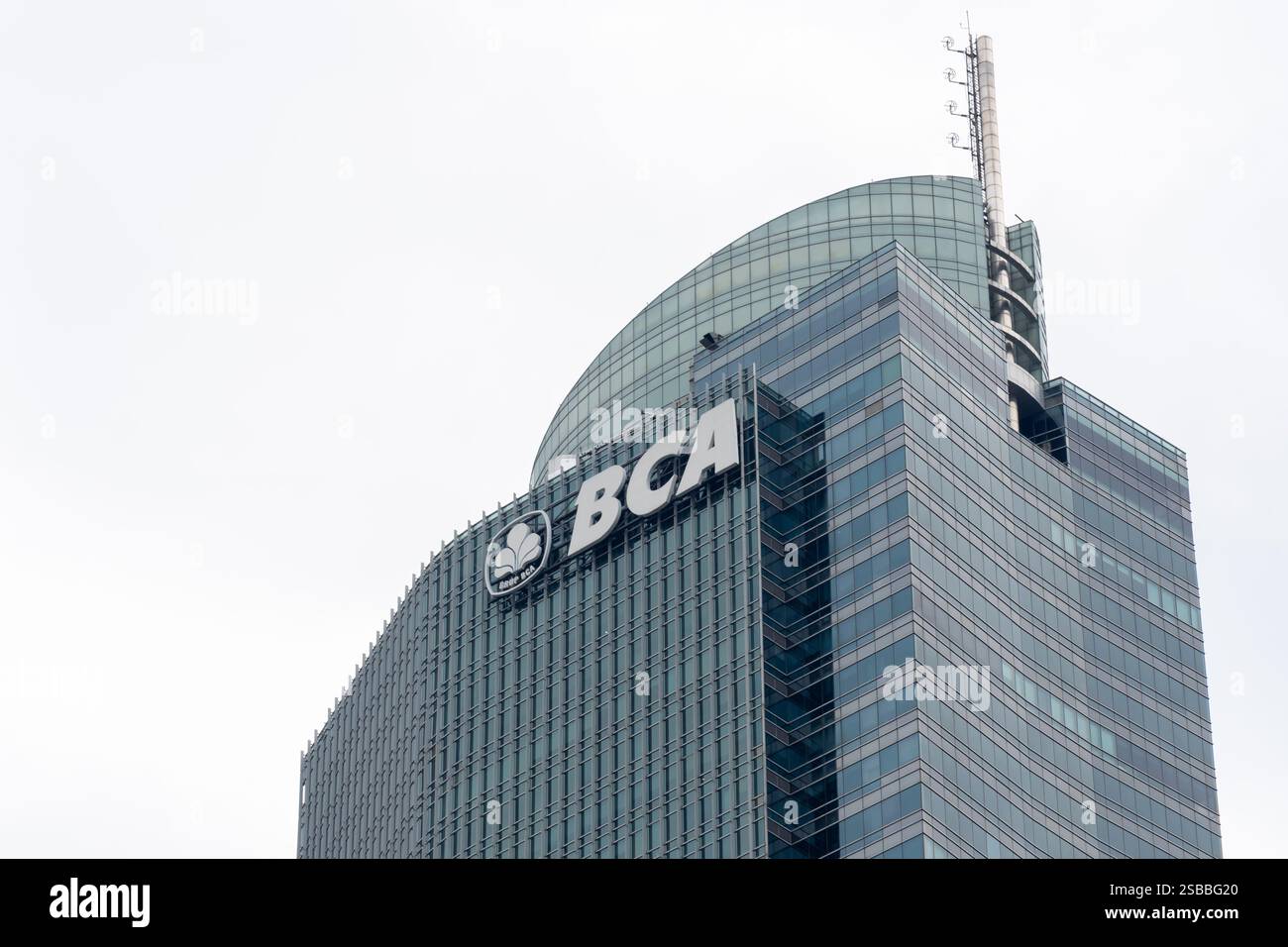 Jakarta, Indonesia - January 24, 2025: BCA (Bank Central Asia) headquarters in Jakarta ...