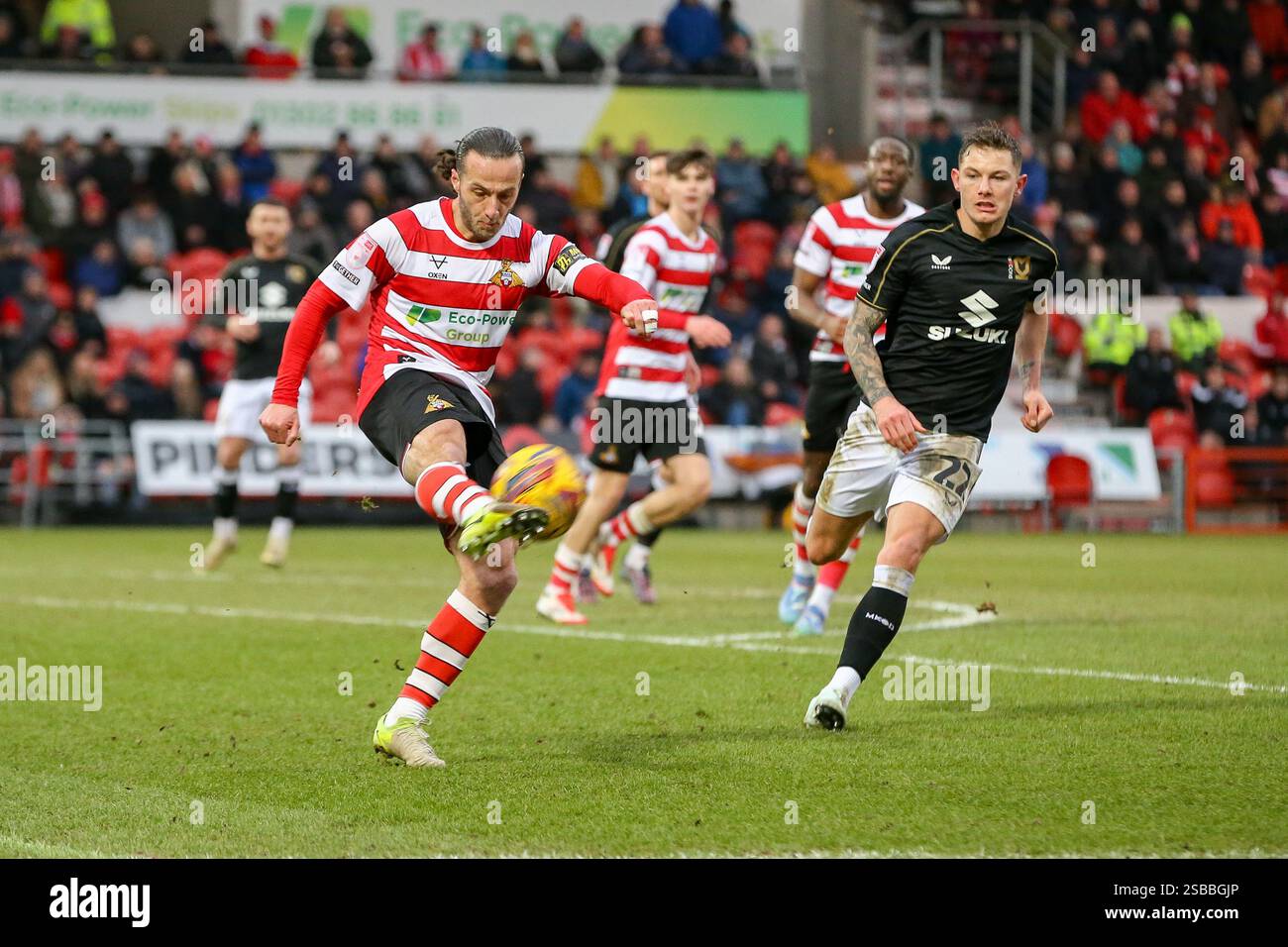 Eco - Power Stadium, Doncaster, England - 1st February 2025 Jamie ...