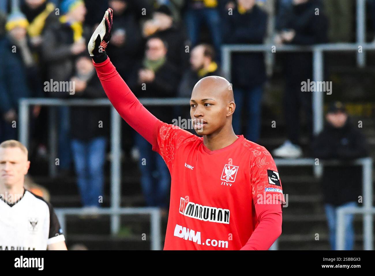 STVV's goalkeeper Leo Kokubo pictured during a soccer match between ...
