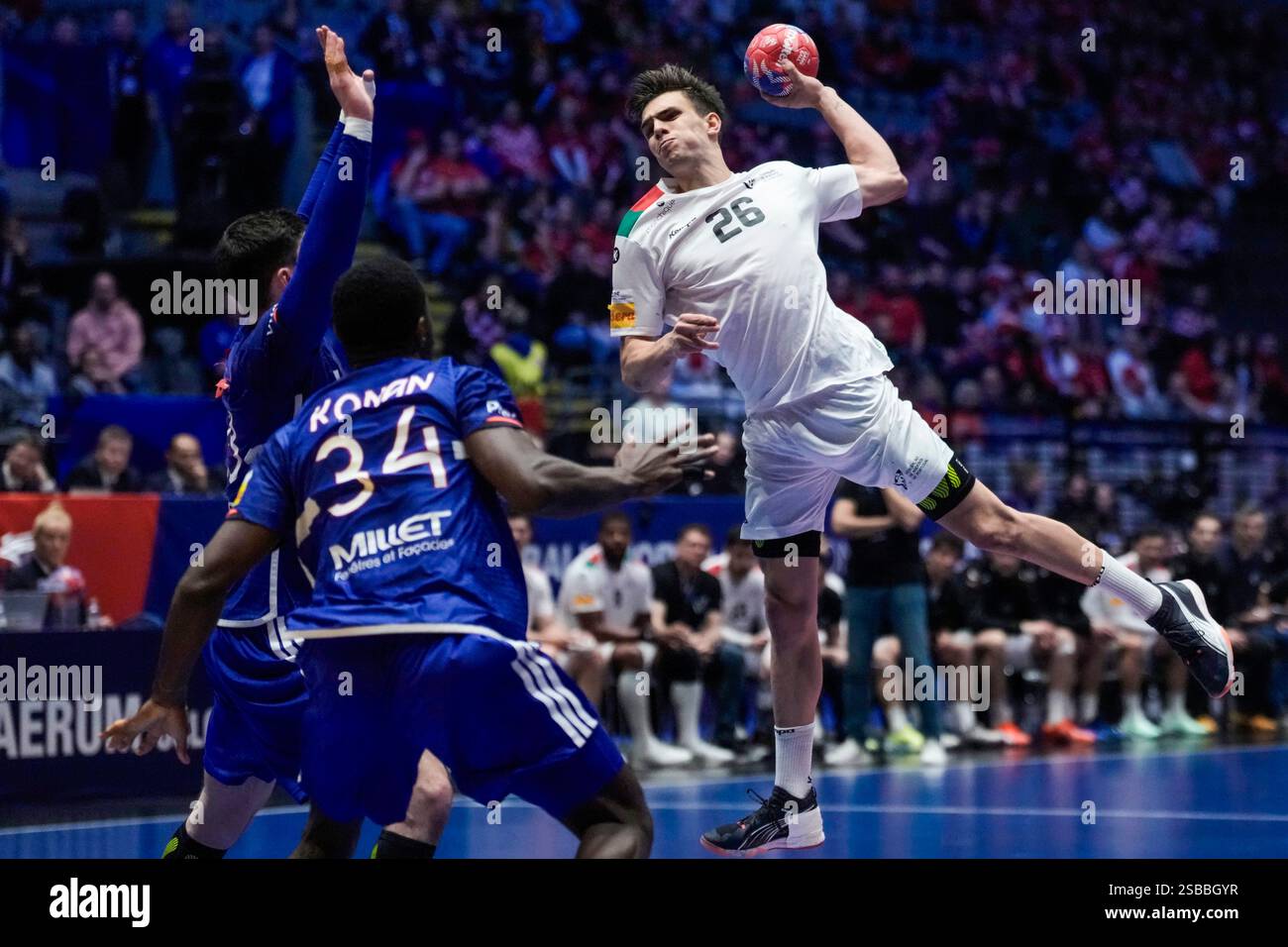 Fornebu 20250202. Portugal's Francisco Costa during the bronze medal ...
