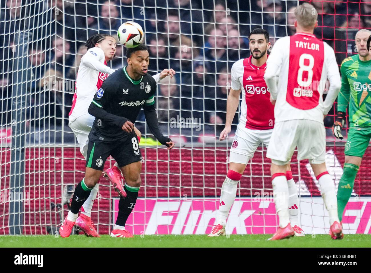 Amsterdam, Netherlands. 02nd Feb, 2025. AMSTERDAM, NETHERLANDS - FEBRUARY 2: Kian Fitz-Jim of ...