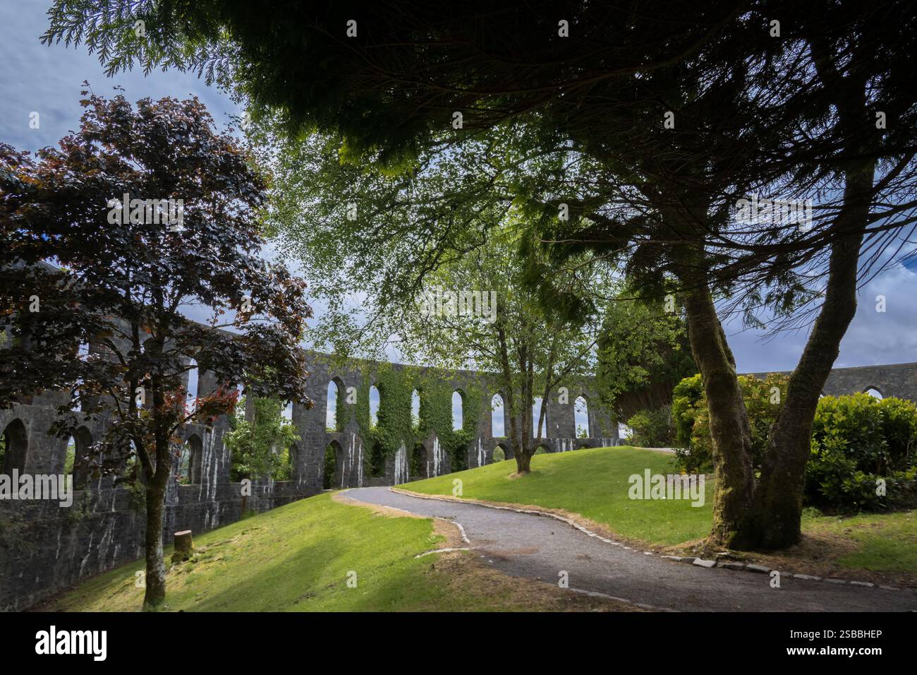 Mccaig Tower, Oban, Scotland Stock Photo - Alamy