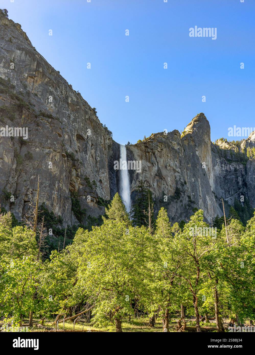 Bridalveil Fall in Yosemite National Park is 620 feet high and flows ...