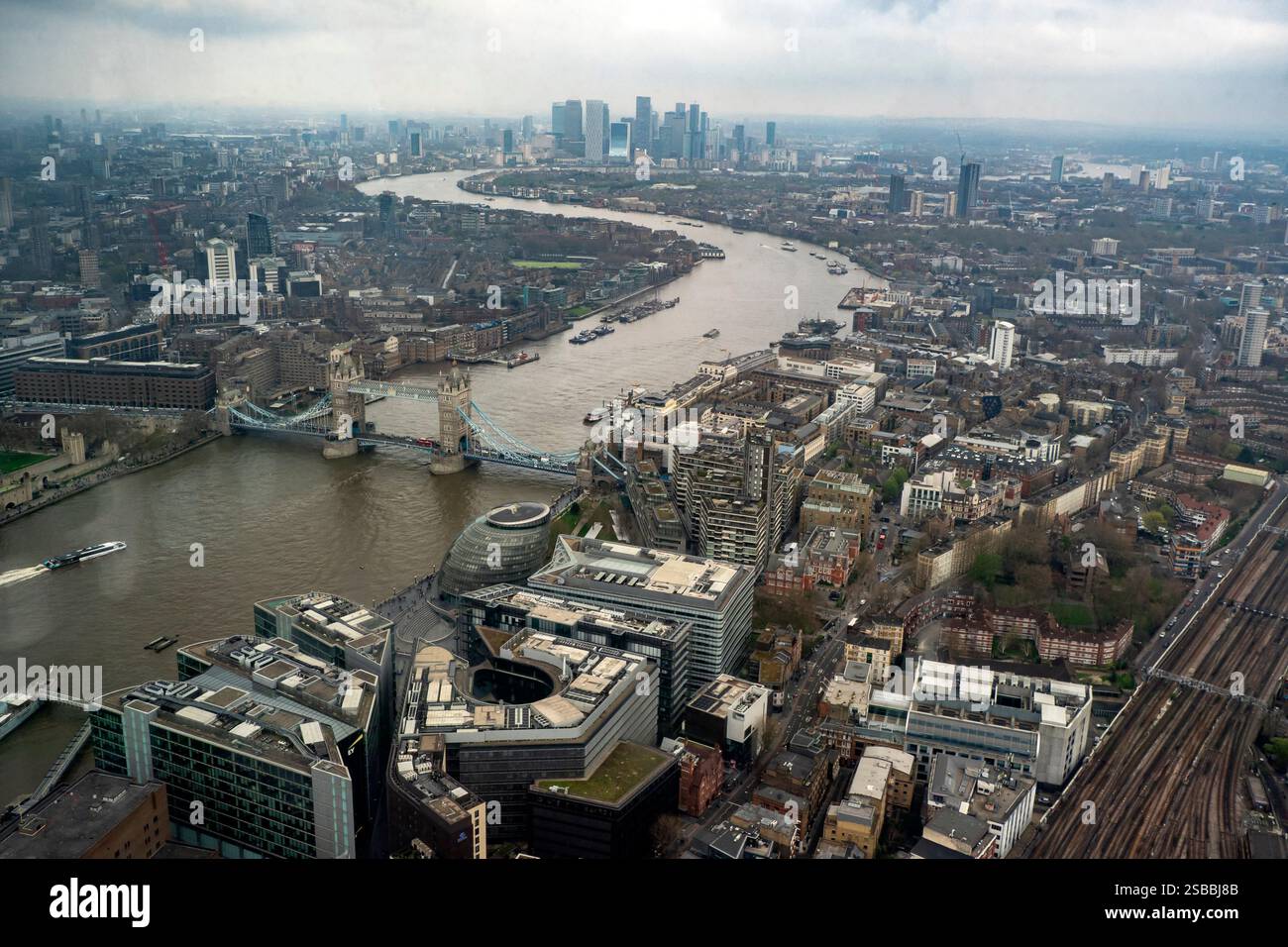The view from the Shard, also referred to as the Shard London Bridge ...