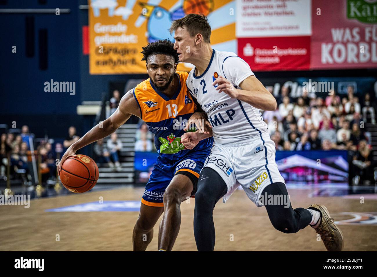 Rostock, Deutschland 02. Februar 2025: 1.BBL - 2024/2025 - Rostock ...
