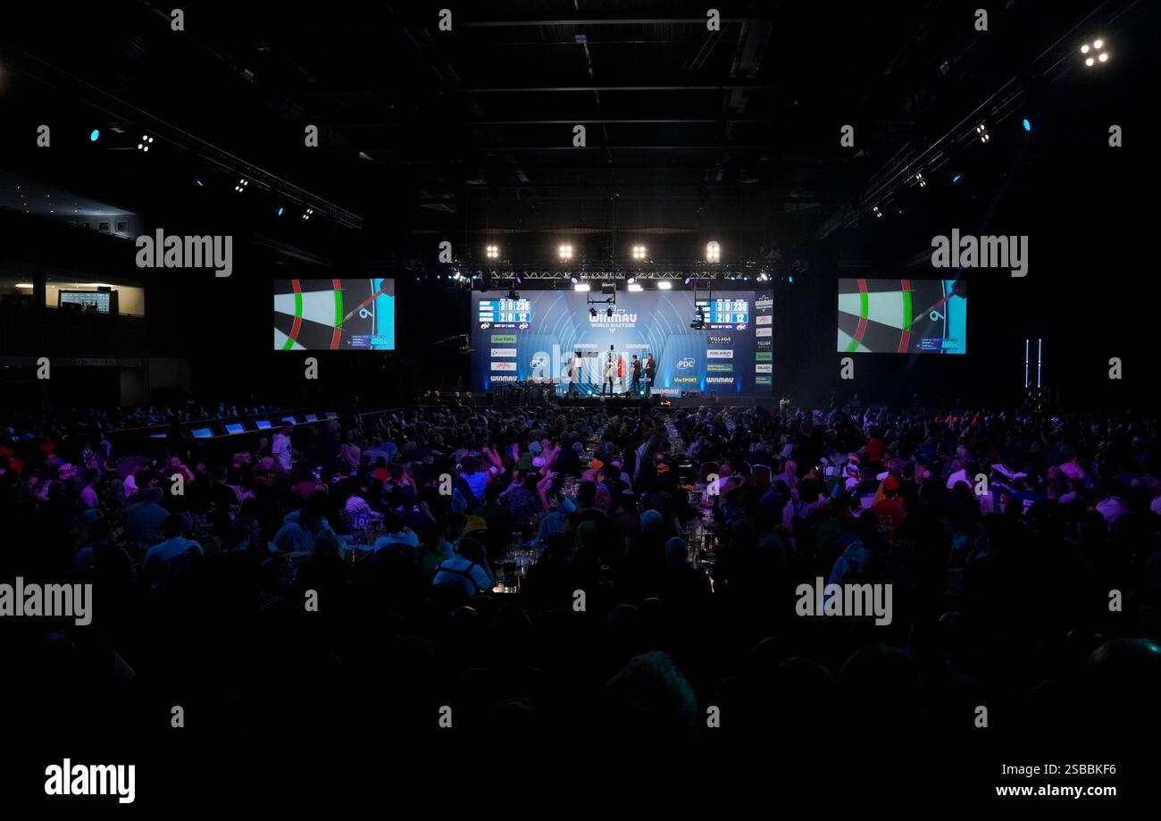 General view during day four of the 2025 Winmau World Masters at the ...