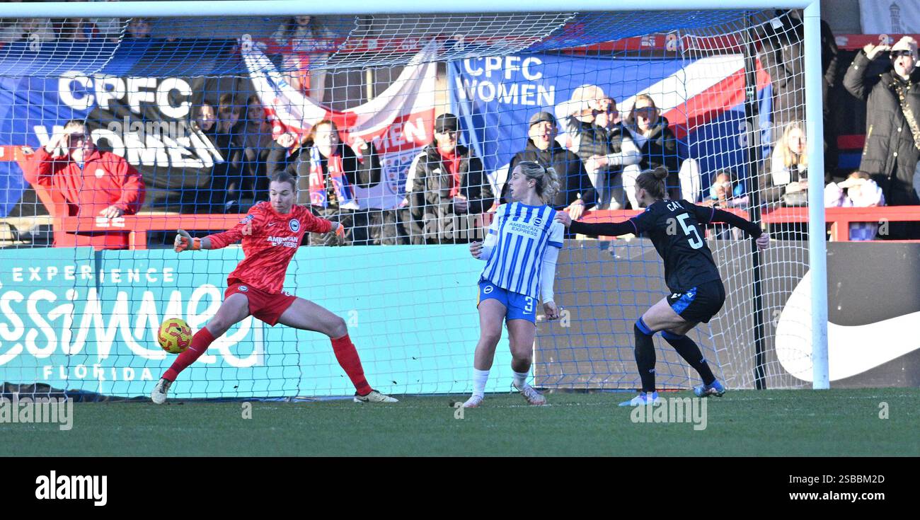 Crawley , UK 2nd February 2025 - My Cato of Crystal Palace (right ...