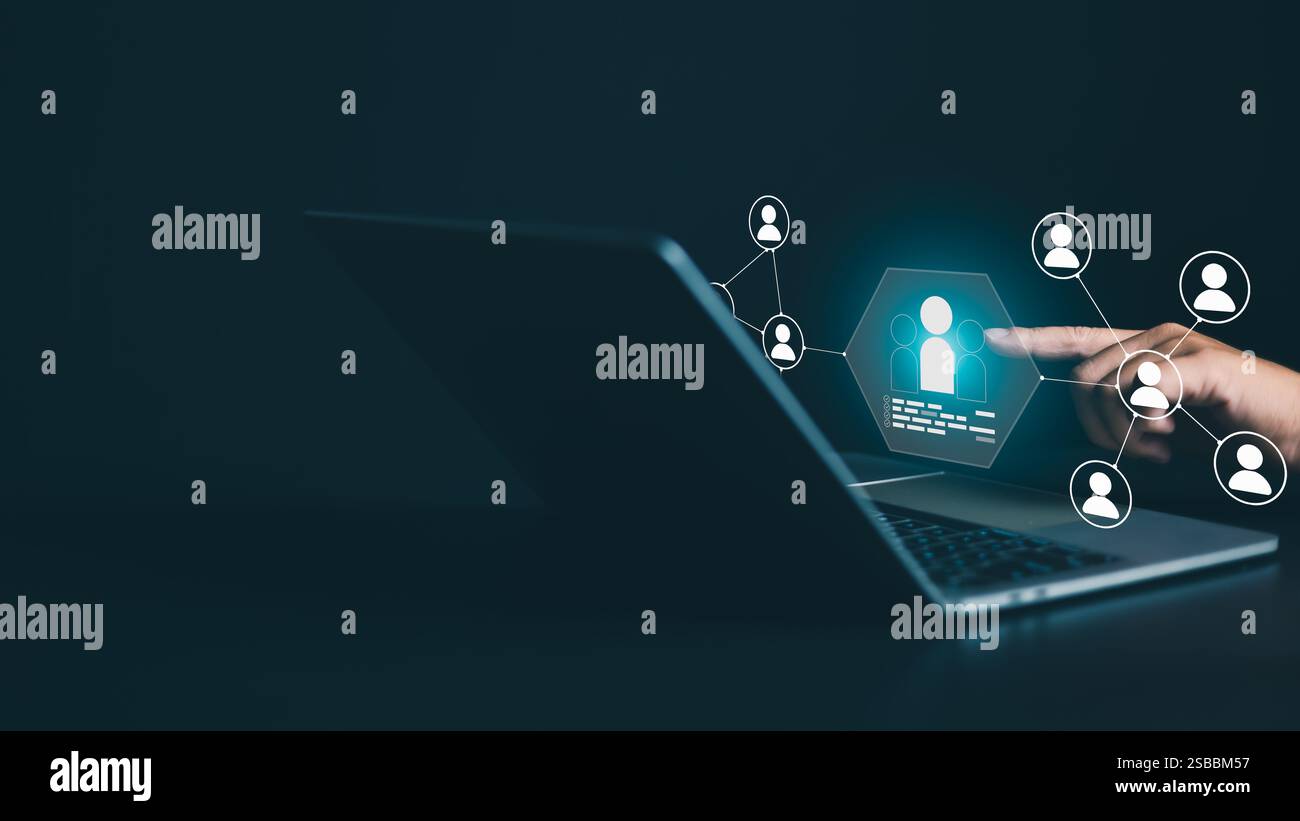 Human Resources, Concept of choose job staff, HR Manager show manager ...
