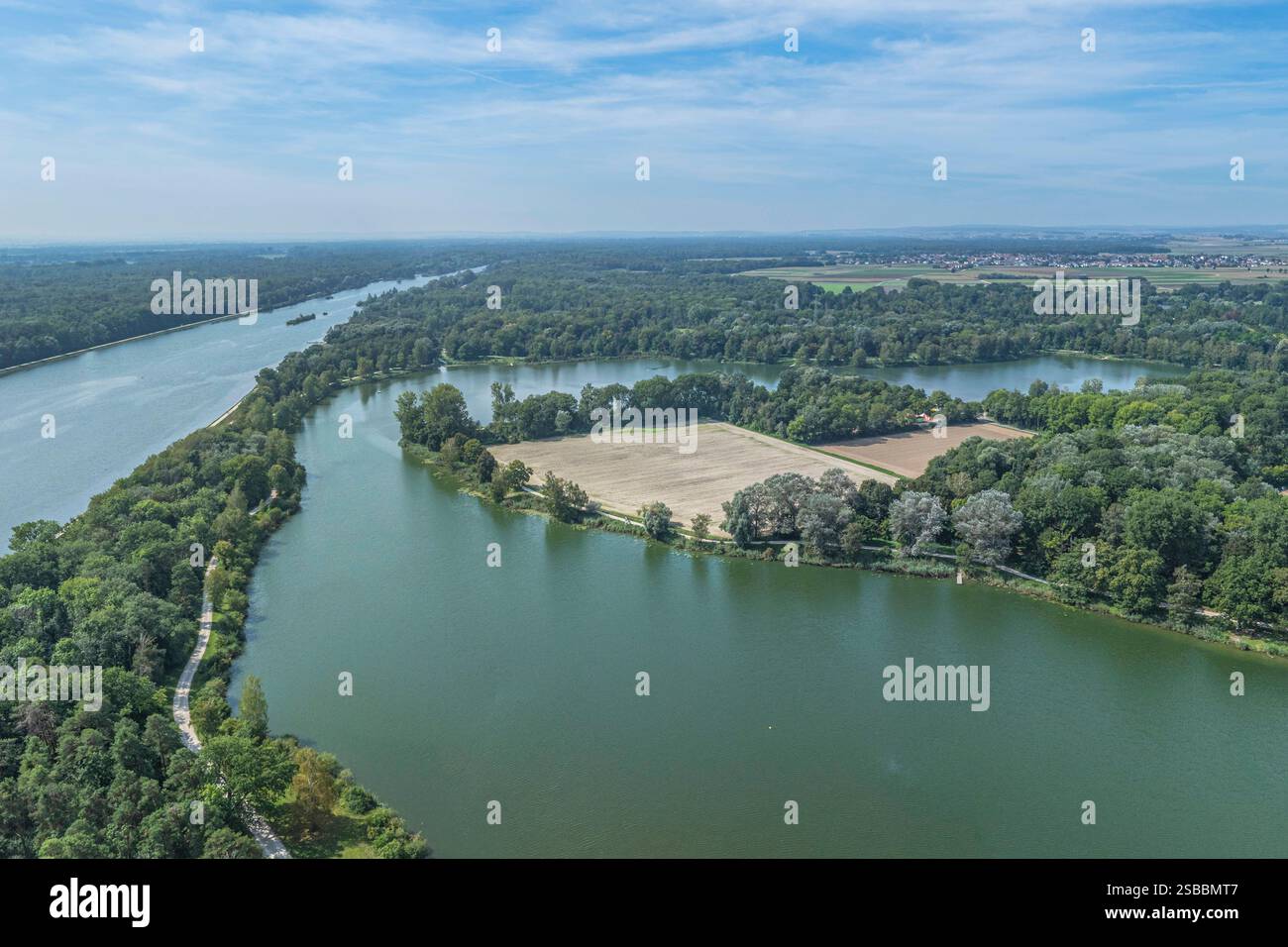 Ausblick auf die Region Ingolstadt rund um das Naherholungsgebiet ...