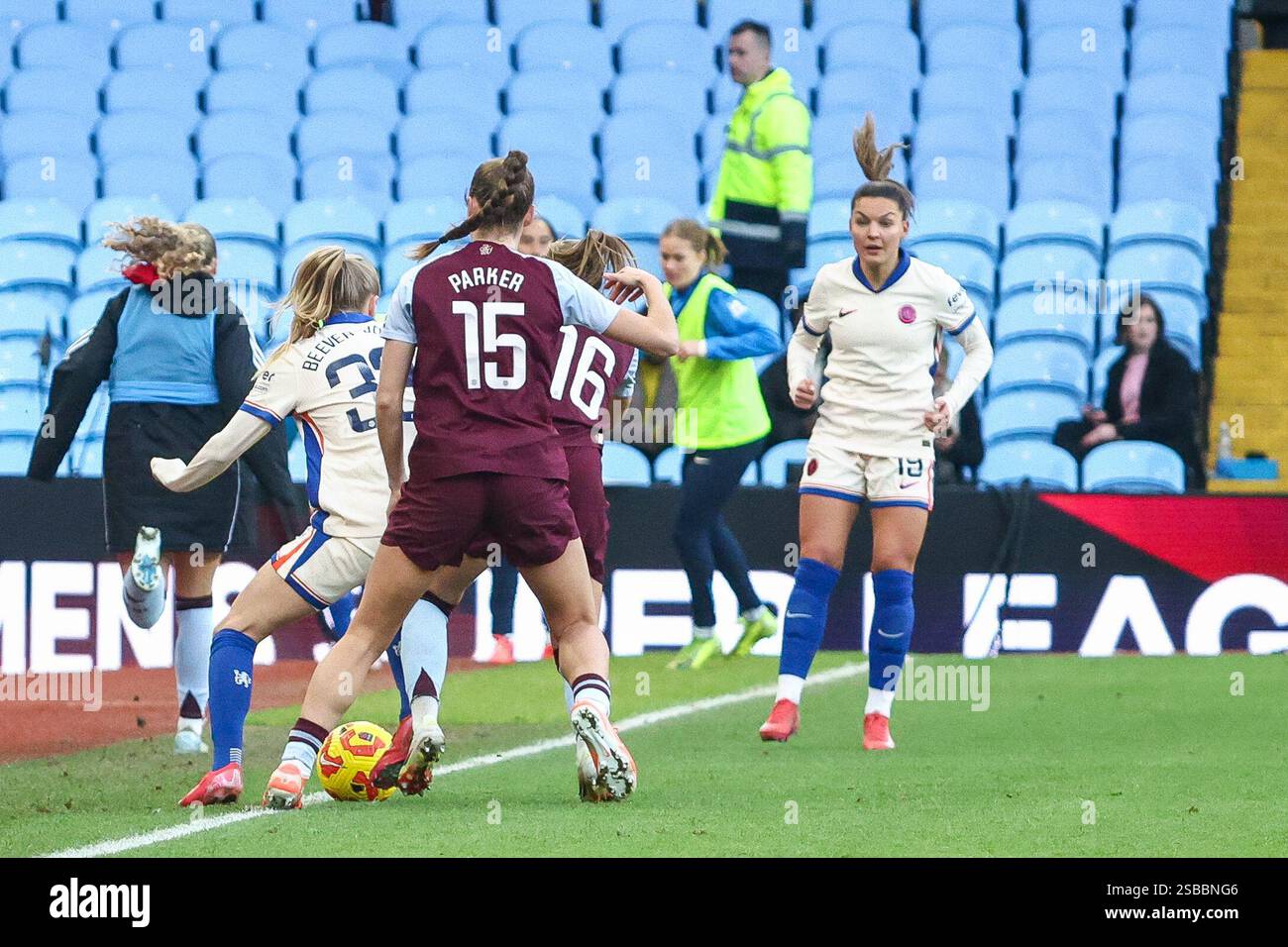Birmingham, UK. 02nd Feb, 2025. #33, Aggie Beever-Jones of Chelsea ...