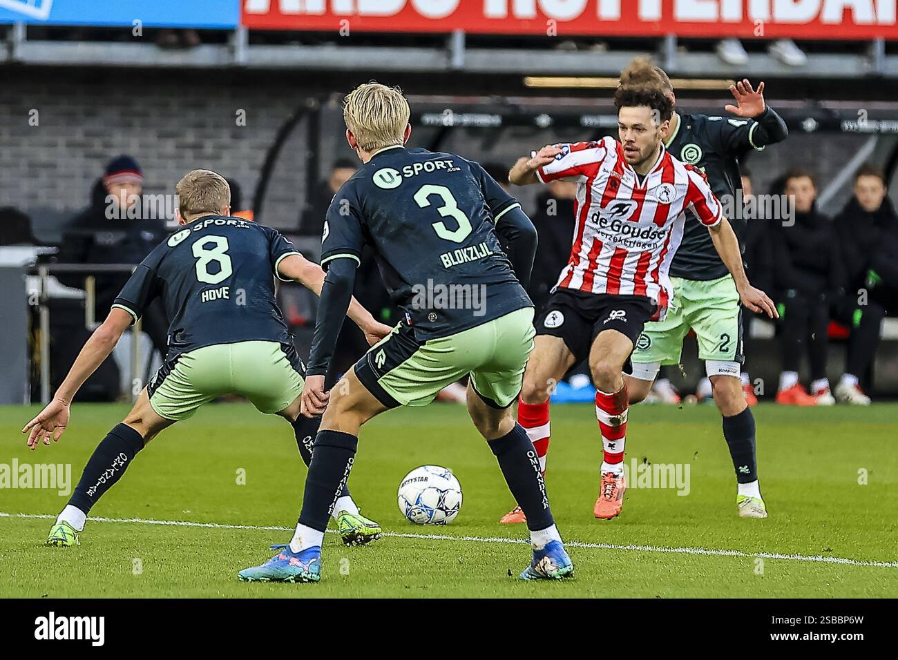 Rotterdam, Netherlands. 02nd Feb, 2025. ROTTERDAM, 2-2-25, Stadium het ...