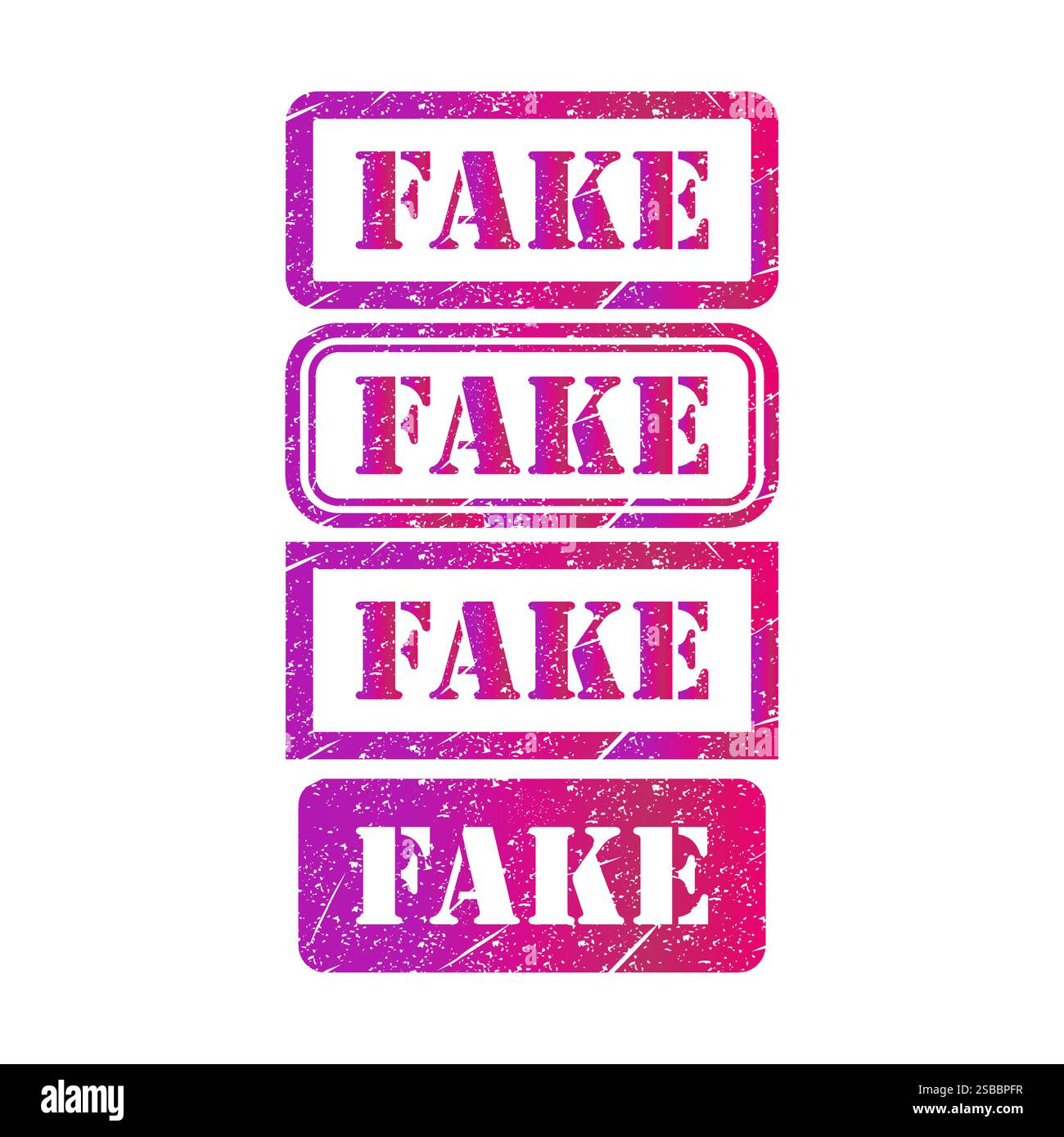 Set of Fake stamp symbol, label sticker sign button, text banner vector ...