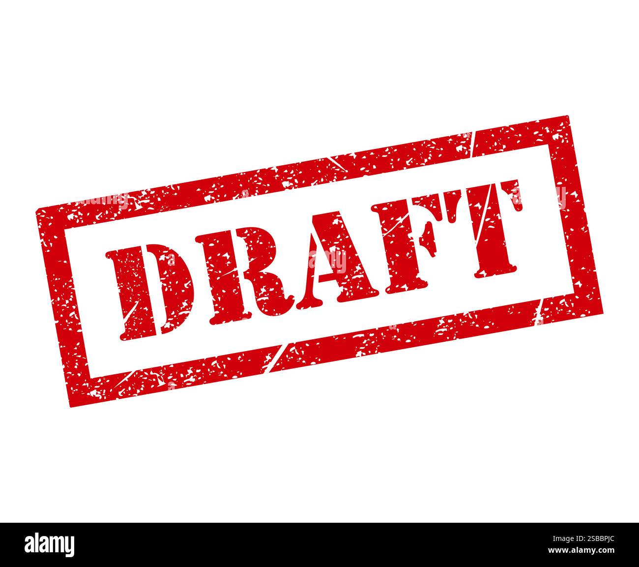 Draft stamp symbol, label sticker sign button, text banner vector ...