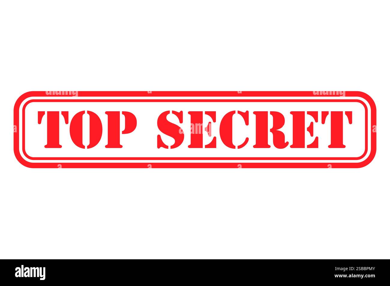 Top secret stamp symbol, label sticker sign button, text banner vector ...